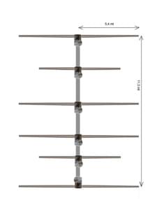 Yagi 6 elementi 6-20 mt. DX - AntennaHub